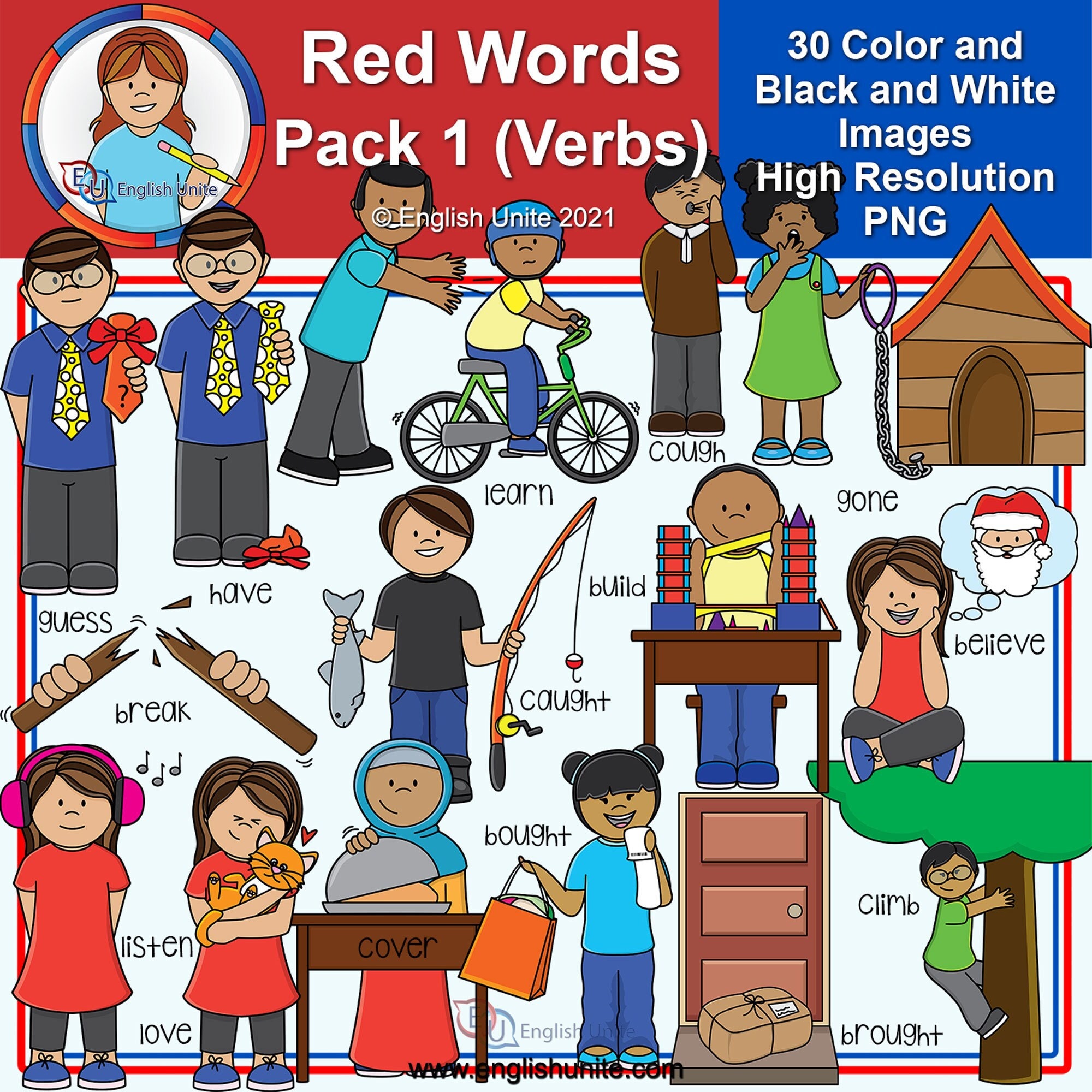 Sight Word Clip Art