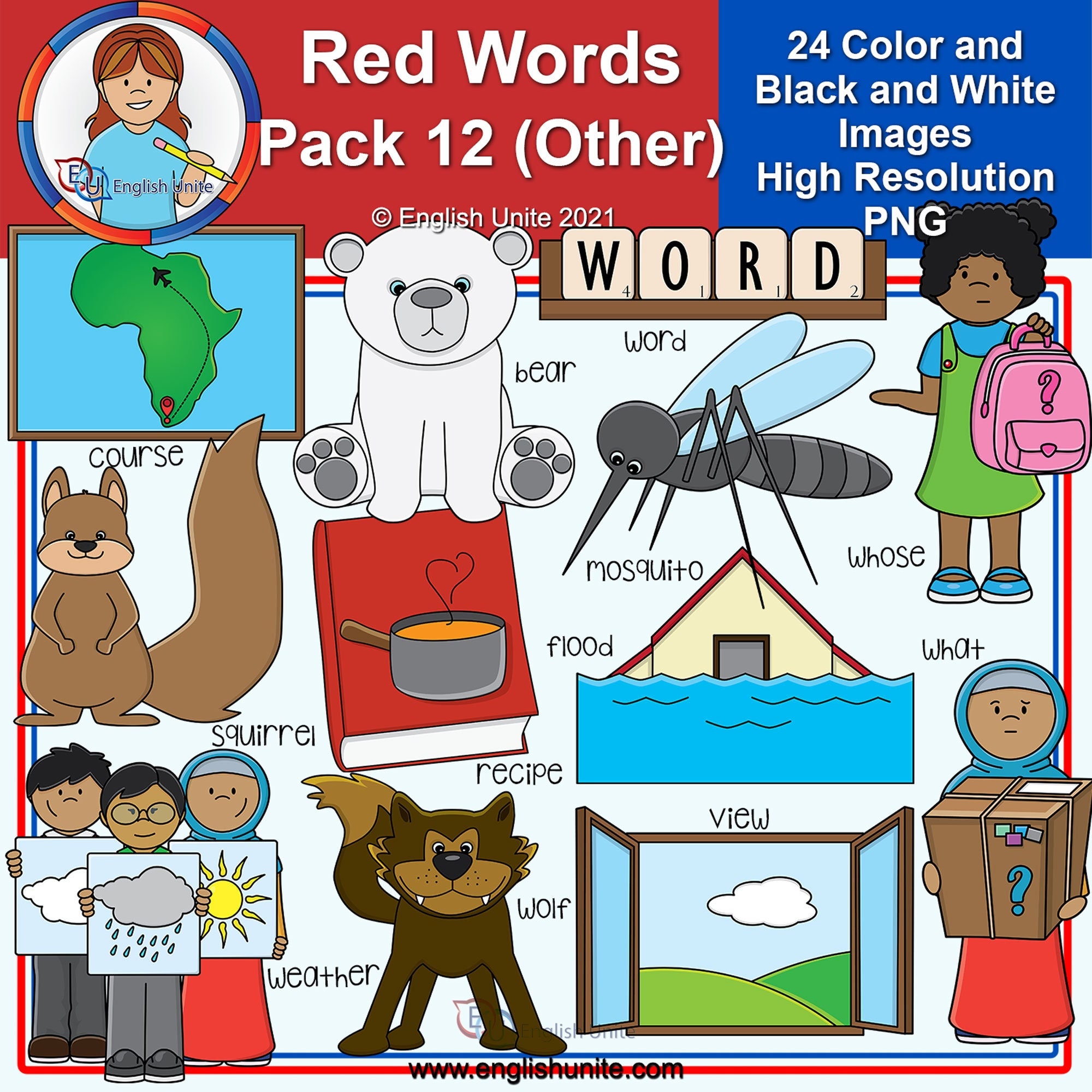 Sight Word Clip Art Black And White