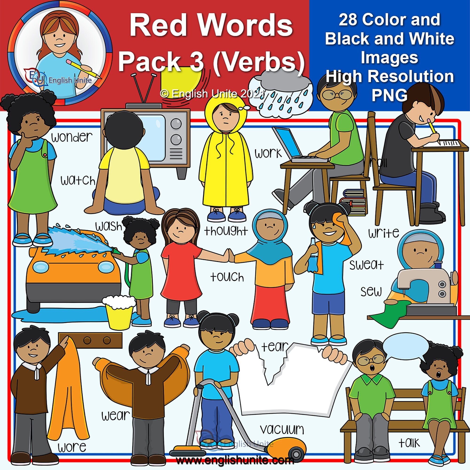 Sight Word Clip Art