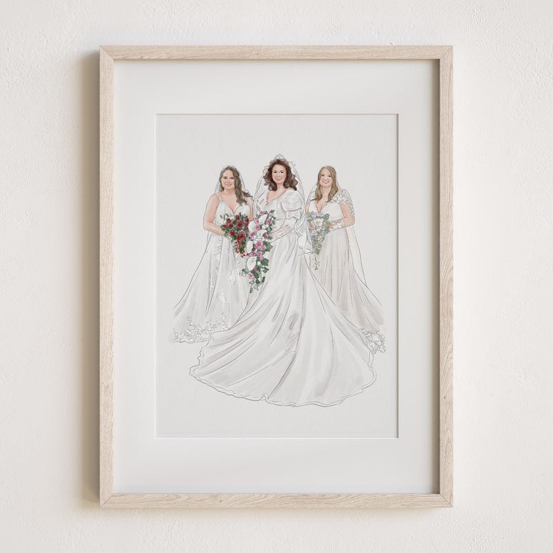 Bride & Mum Print - Etsy