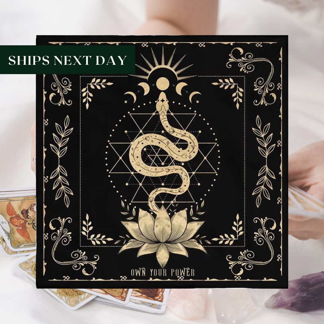 Tarot Cloth 75x75 Altar Cloth, Tarot Card Reading, Oracle Tapestry ...