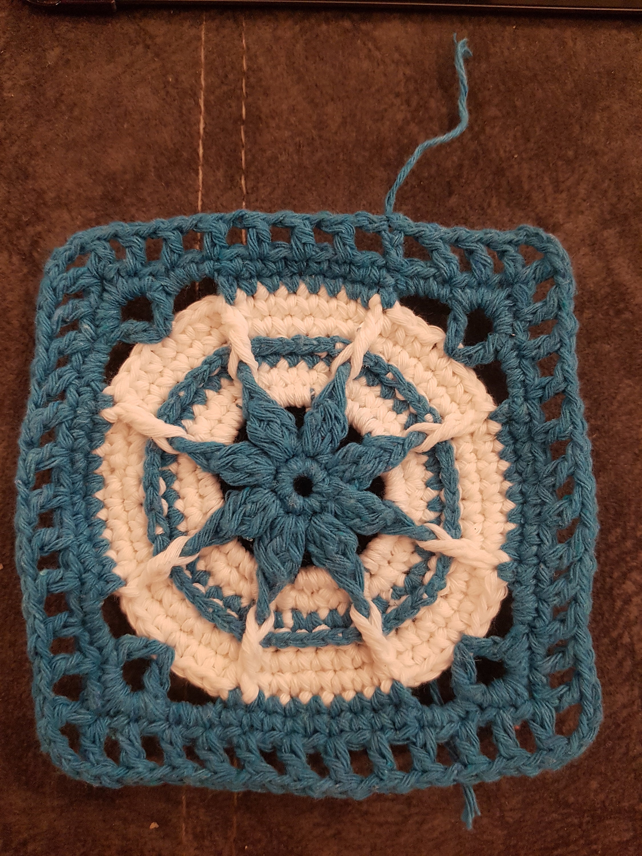 Star Granny Square Crochet Pattern, Square Crochet Pattern, Crochet ...