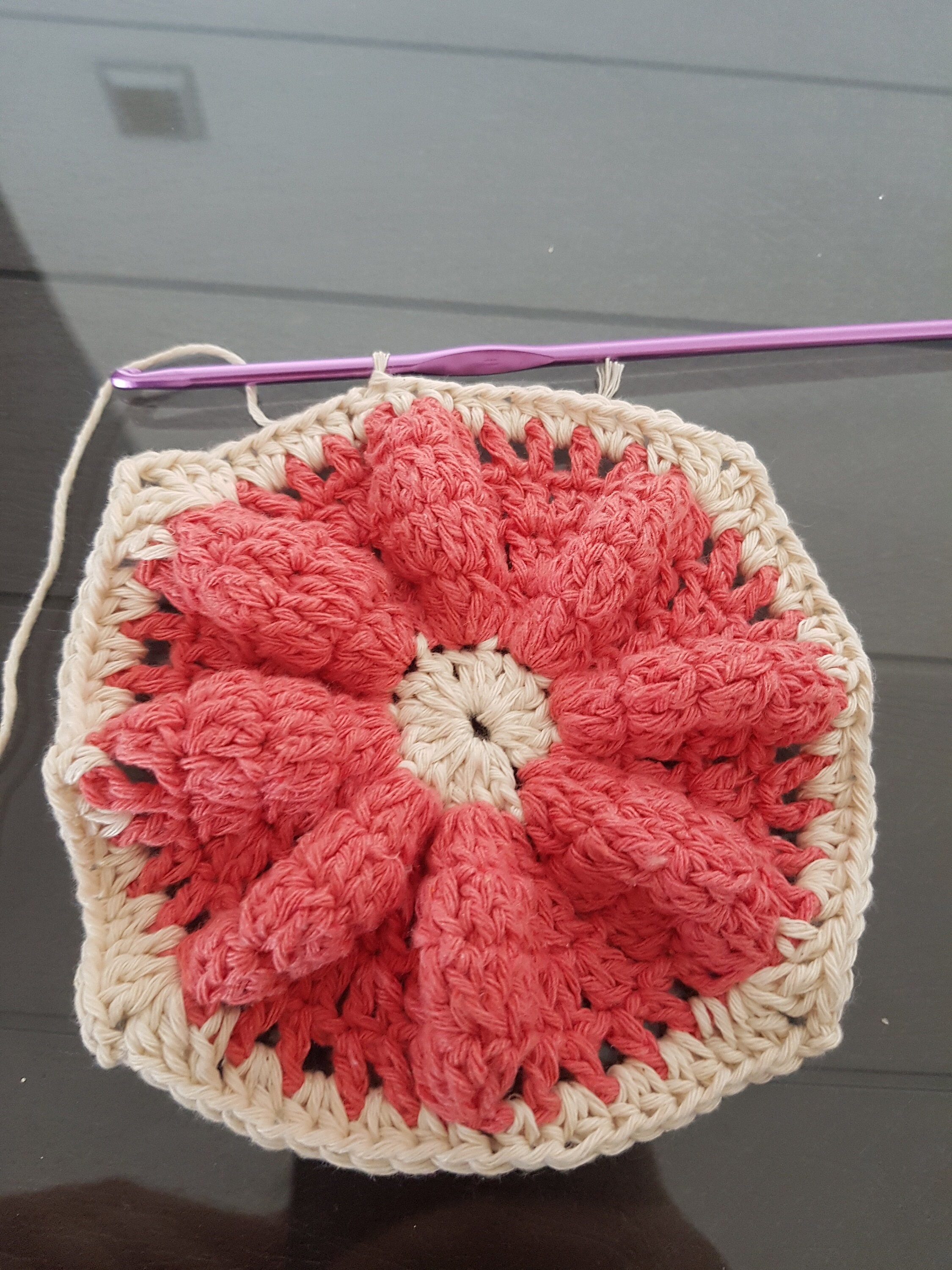 Crochet Daisy Square Pattern 3D , Daisy Flower Pattern, Crochet Flower ...