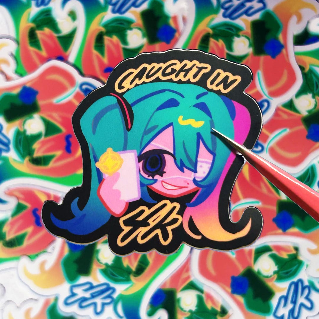 Monitoring Miku Sticker - Etsy