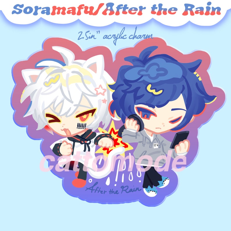 Soramafu Acrylic Charm - Etsy