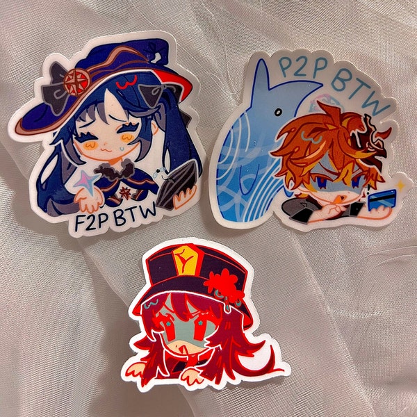 Genshin Stickers - Etsy