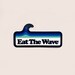Eat the Wave Surfer Surf Sticker Beach Sticker Gift - Etsy