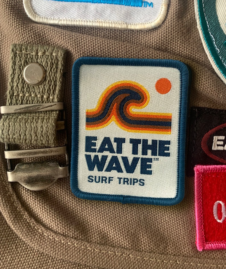 Surf Trips sew on patch surf patch surfing skate - Etsy 日本