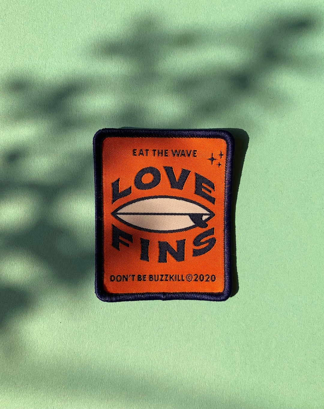 Love Fins Sew on Patch, Surf Patch, Surfing, Skate, Skateboard, Love ...