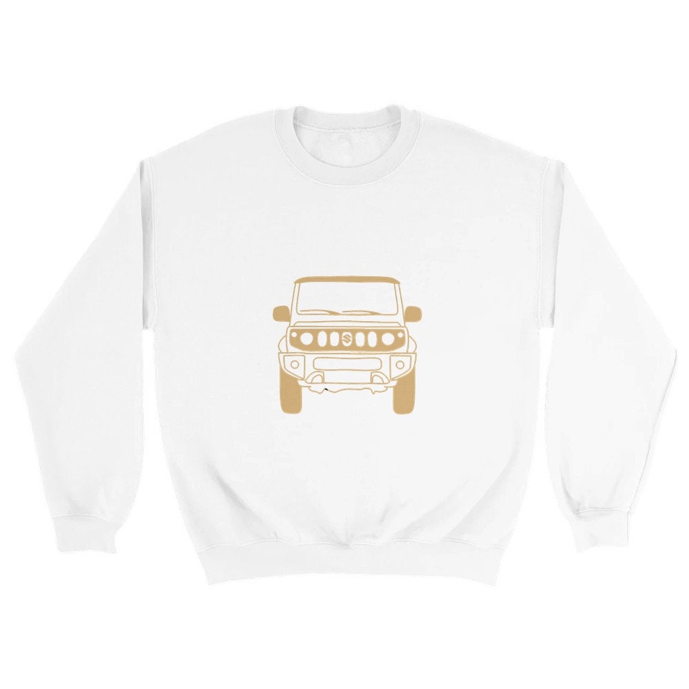 Jimny Cream Outline Double Sided Sweatshirt - Etsy