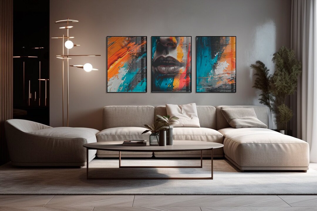 Set of 3 Color Splash Paint Face Art Strokes + EXTRA IMAGE BONUS ...