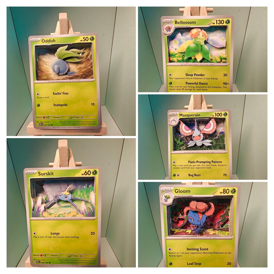 Pokemon 3D Cards, Foam Art With Stand as a Gift Commission - Etsy