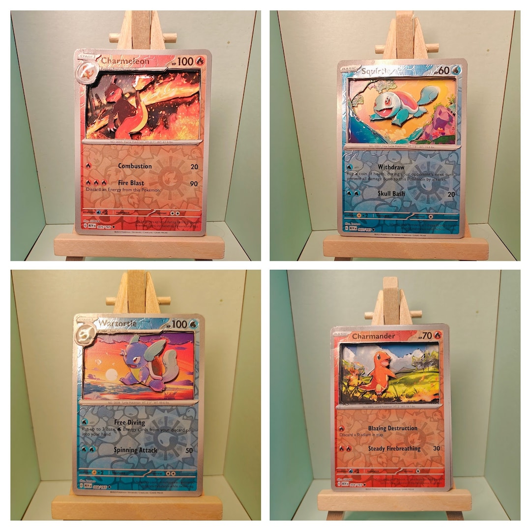 Shadowbox 3D Pokemon Cards Art - Etsy UK
