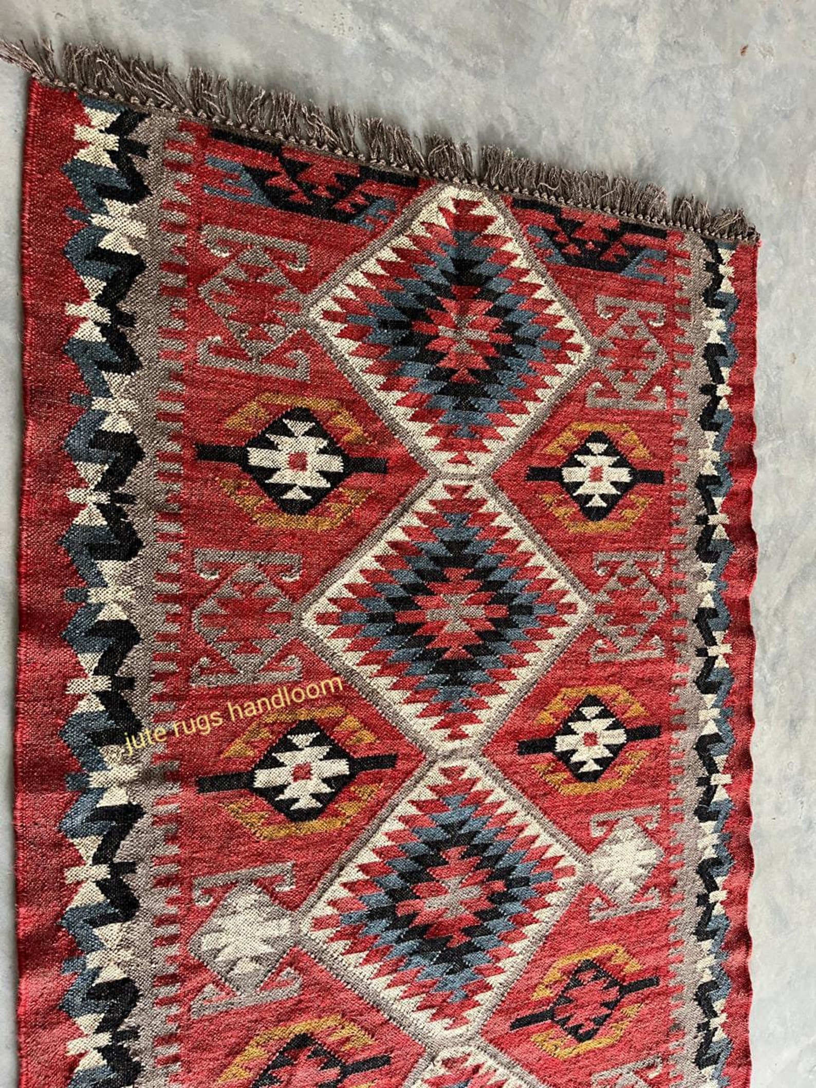 Traditional Turkish Kilim, Area Rug, Decorative Vintage Kilim ...