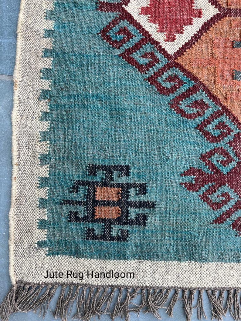 Handwoven Wool Jute Kilim Runner, Hallway Runner, Vintage Kilim Rug ...