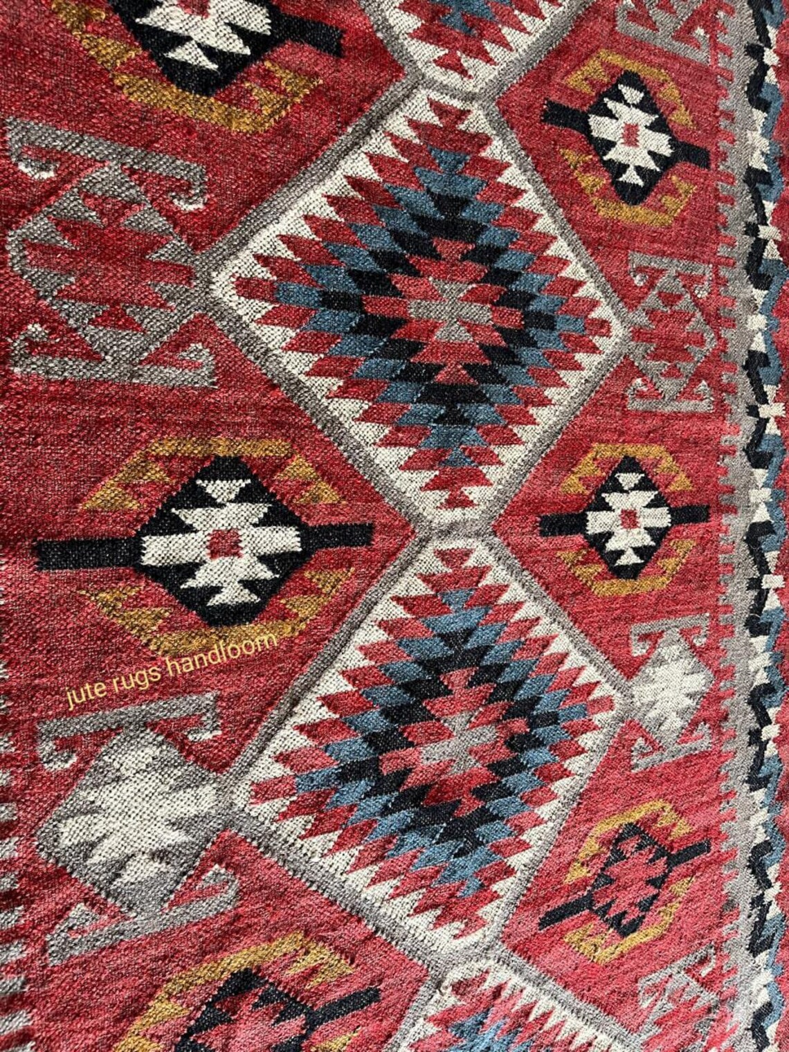 Traditional Turkish Kilim, Area Rug, Decorative Vintage Kilim ...