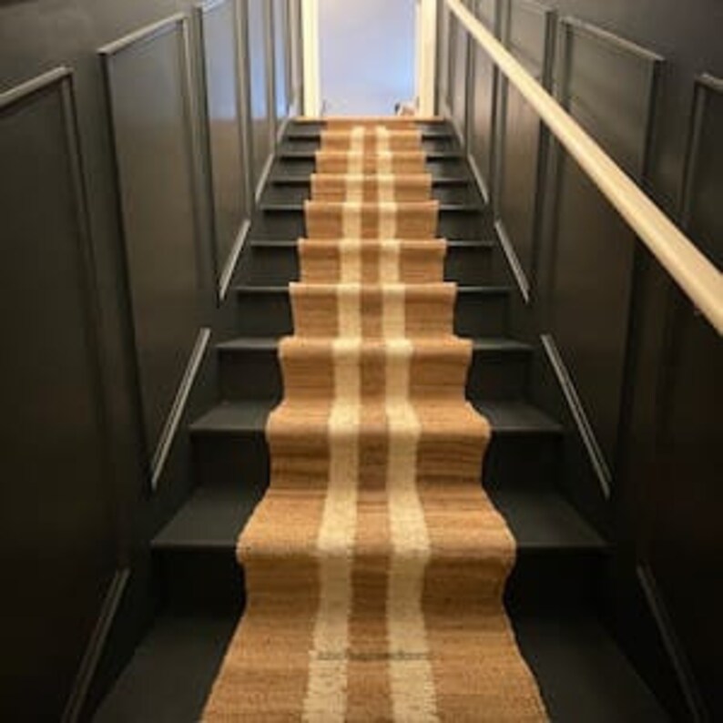 Handmade Stair Jute Runner, Stair Runner, Stair Decor, Jute Runner ...