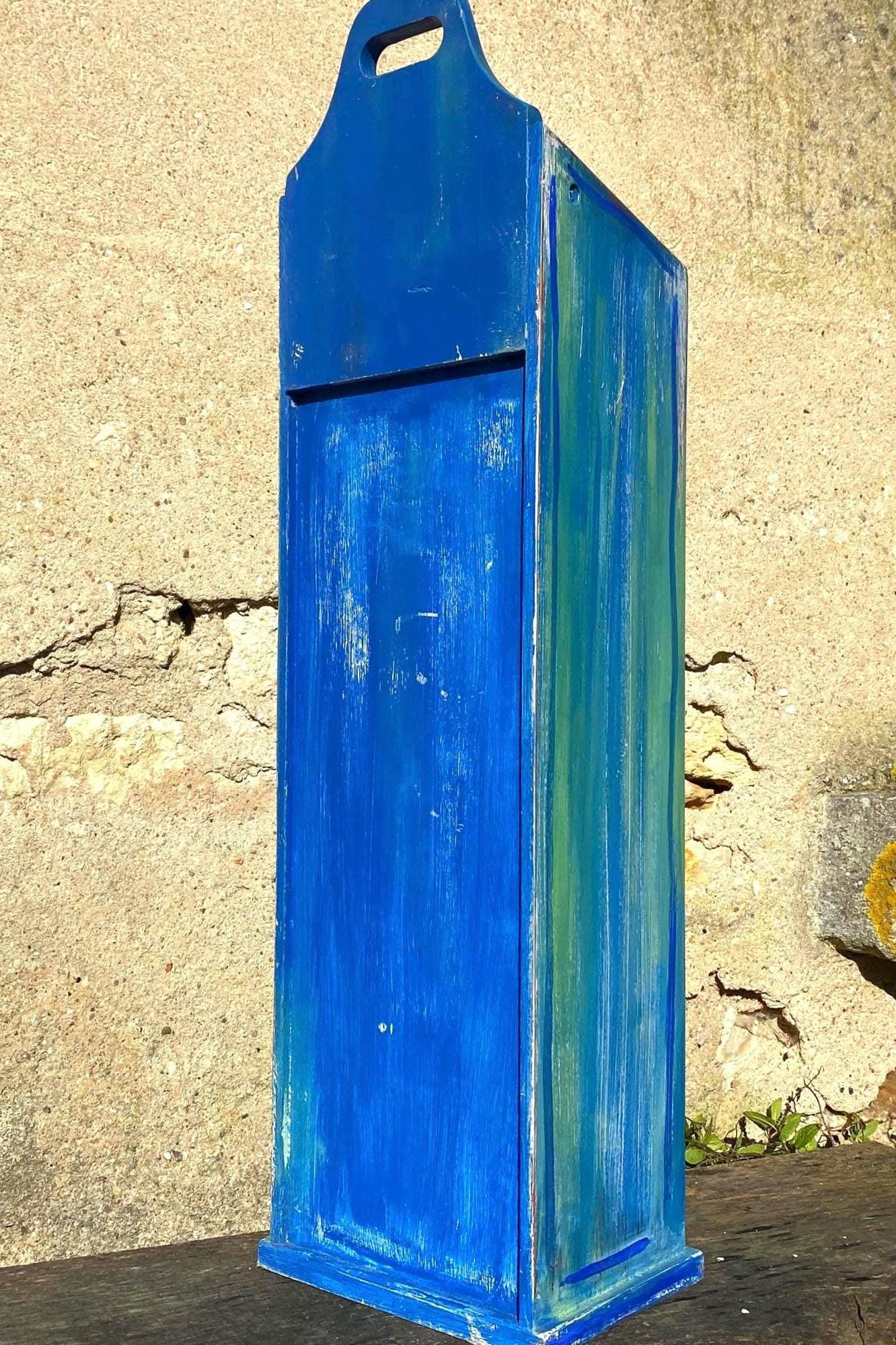 French Baguette Box, Rustic Hand Painted, Shabby- Chic Traditional ...