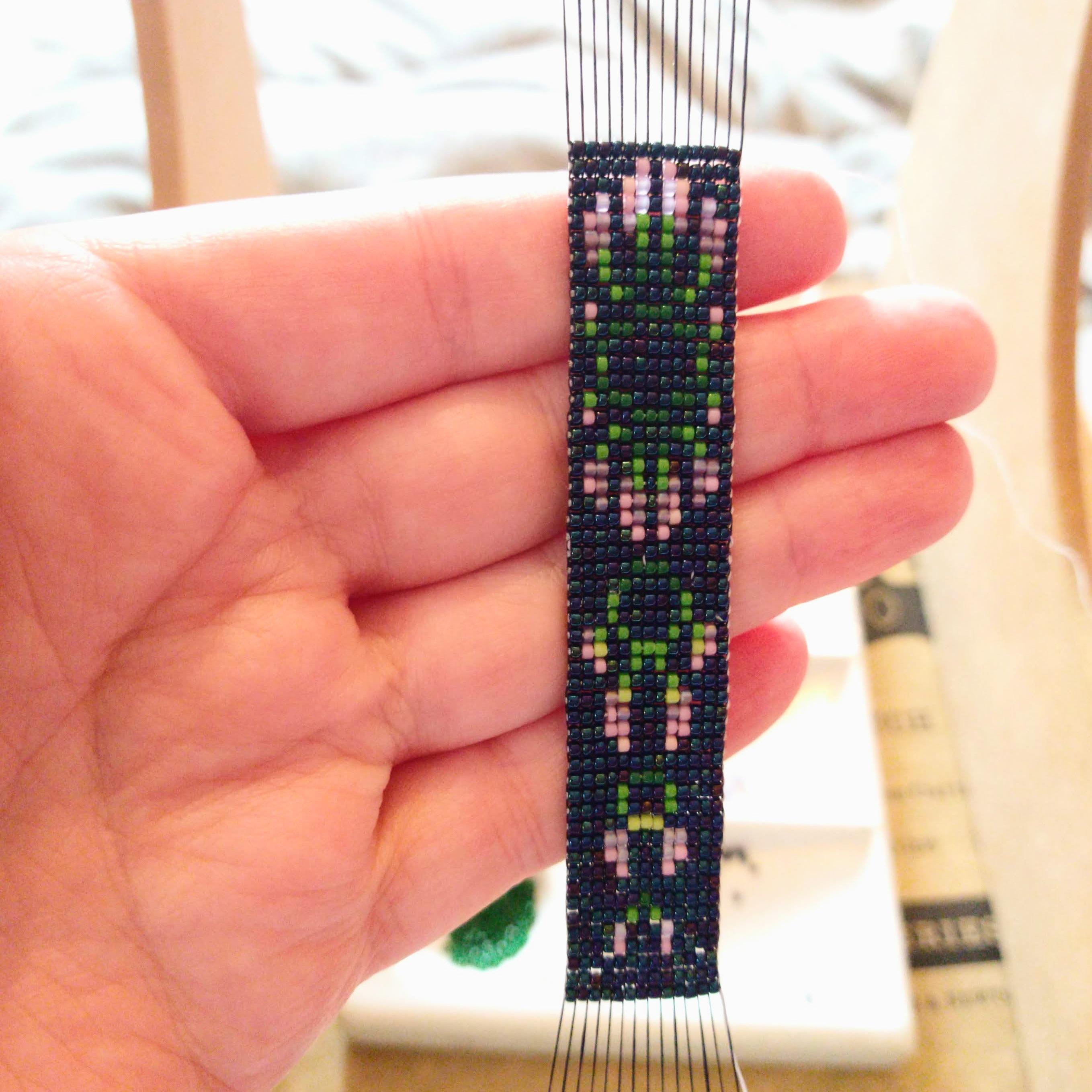 Spring Flower Inspired Bead Loom Pattern for Beginners - Etsy