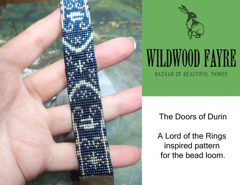 LOTR Bead Loom Pattern Durin's Doors - Etsy