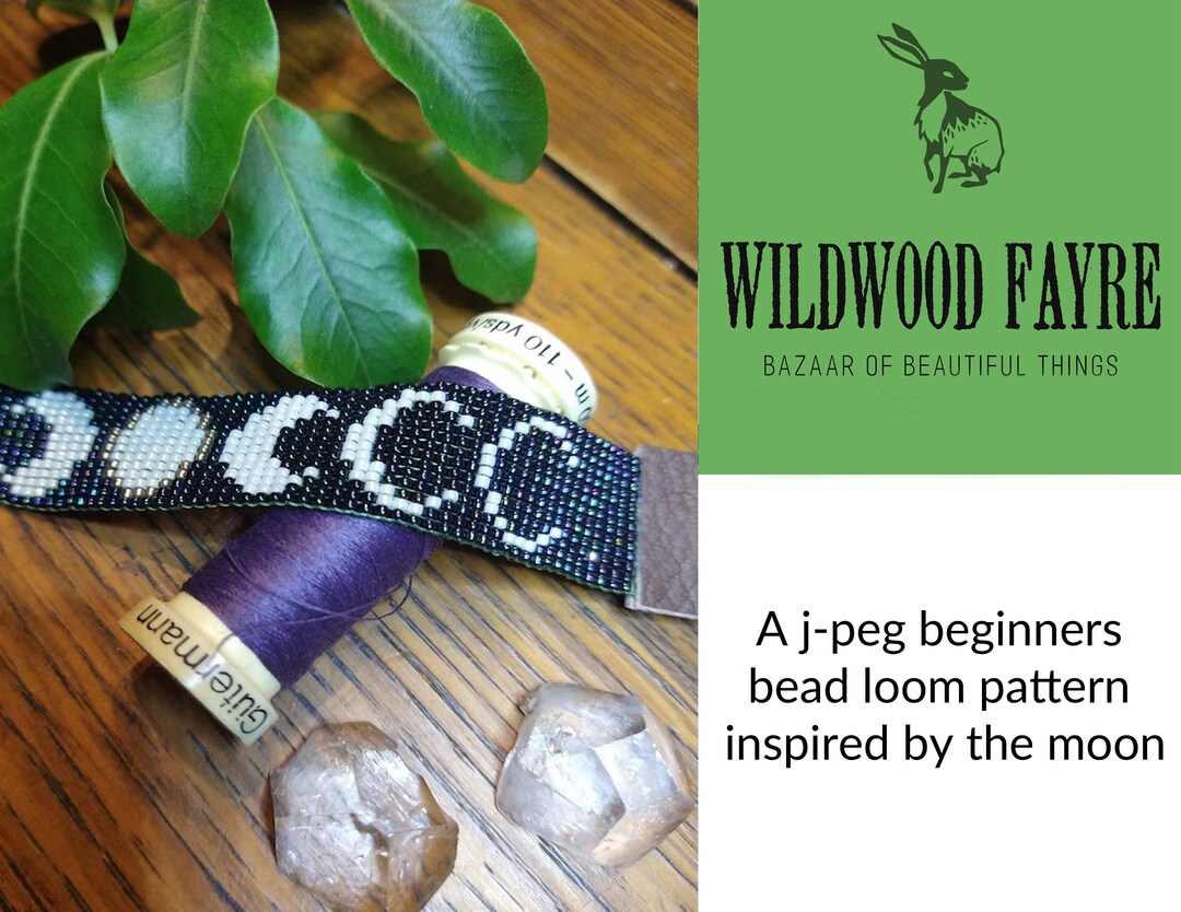 Moon Inspired Bead Loom Pattern for Beginners - Etsy