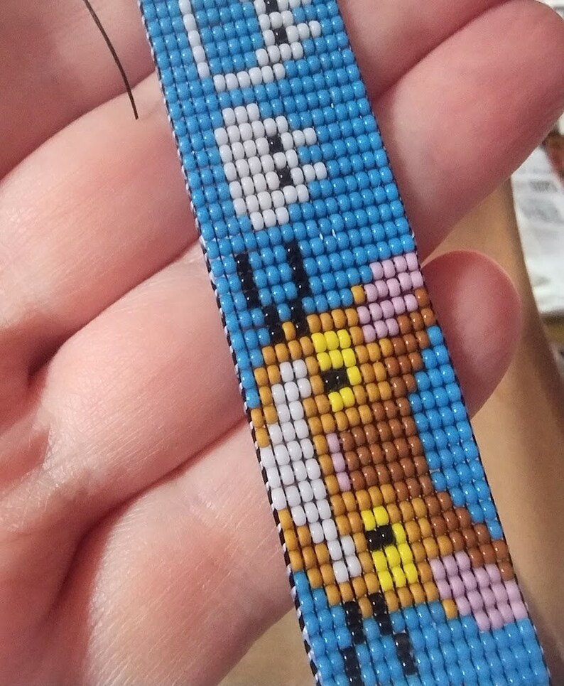 Studio Ghibli Cat Bus Inspired Bead Loom Pattern for Beginners - Etsy