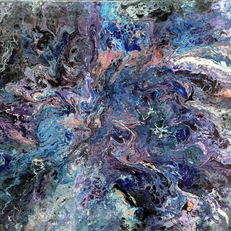 Fluid Art Paintings - Etsy Canada
