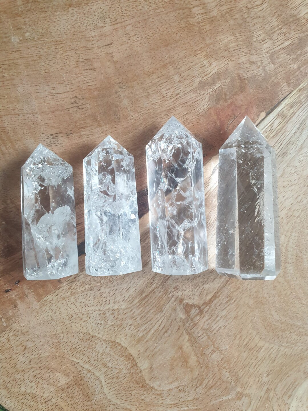 Quartz Tower and Cracked Quartz, Gemstone, Crystal, Crystal, Natural ...