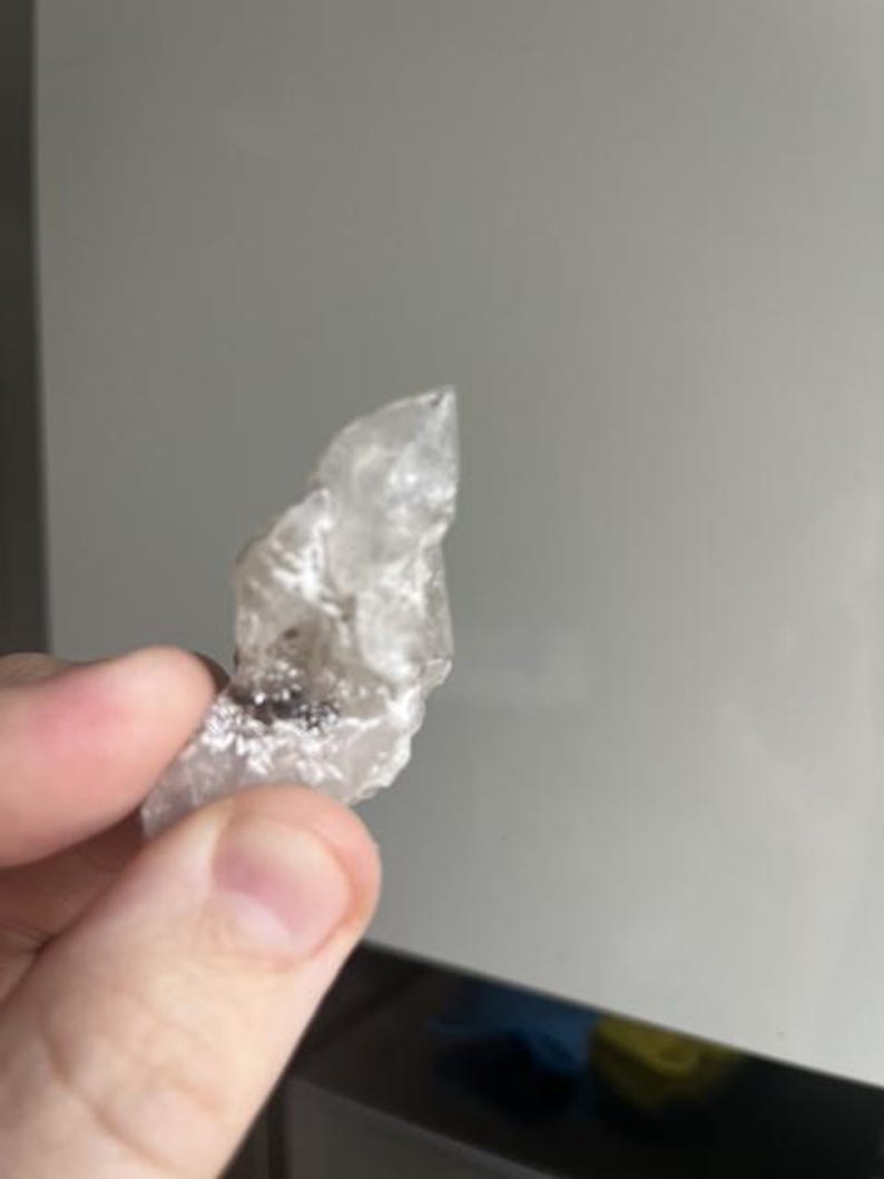 Quartz Sceptre Brut Elestial, Cristal brut, Brésil MG, 47g / H60mm ...