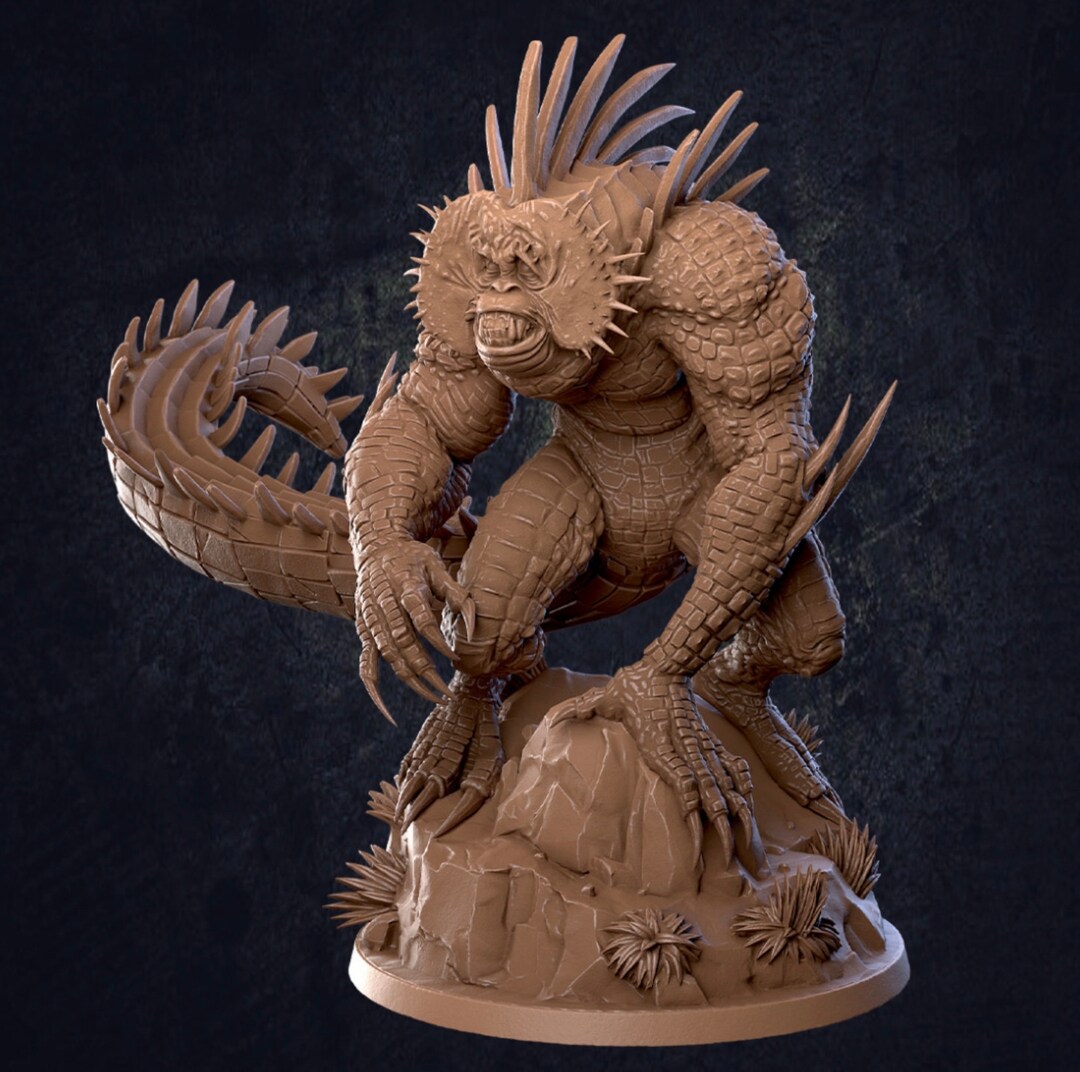 Skunk Ape , Simio Reptil , the Dragons Trapper Lodge, Dnd, Dungeons and Dragons. - Etsy