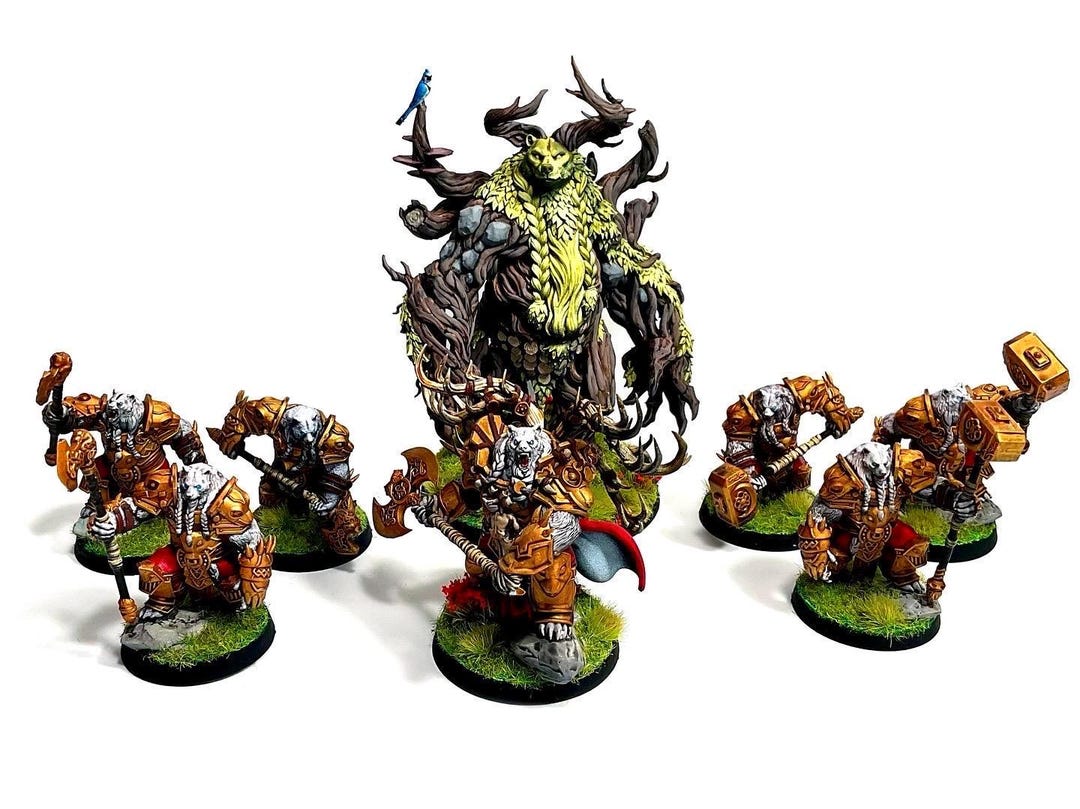 Lunar Enclave Army – Dragon Trappers Lodge Dnd - Primal Bear Painted ...