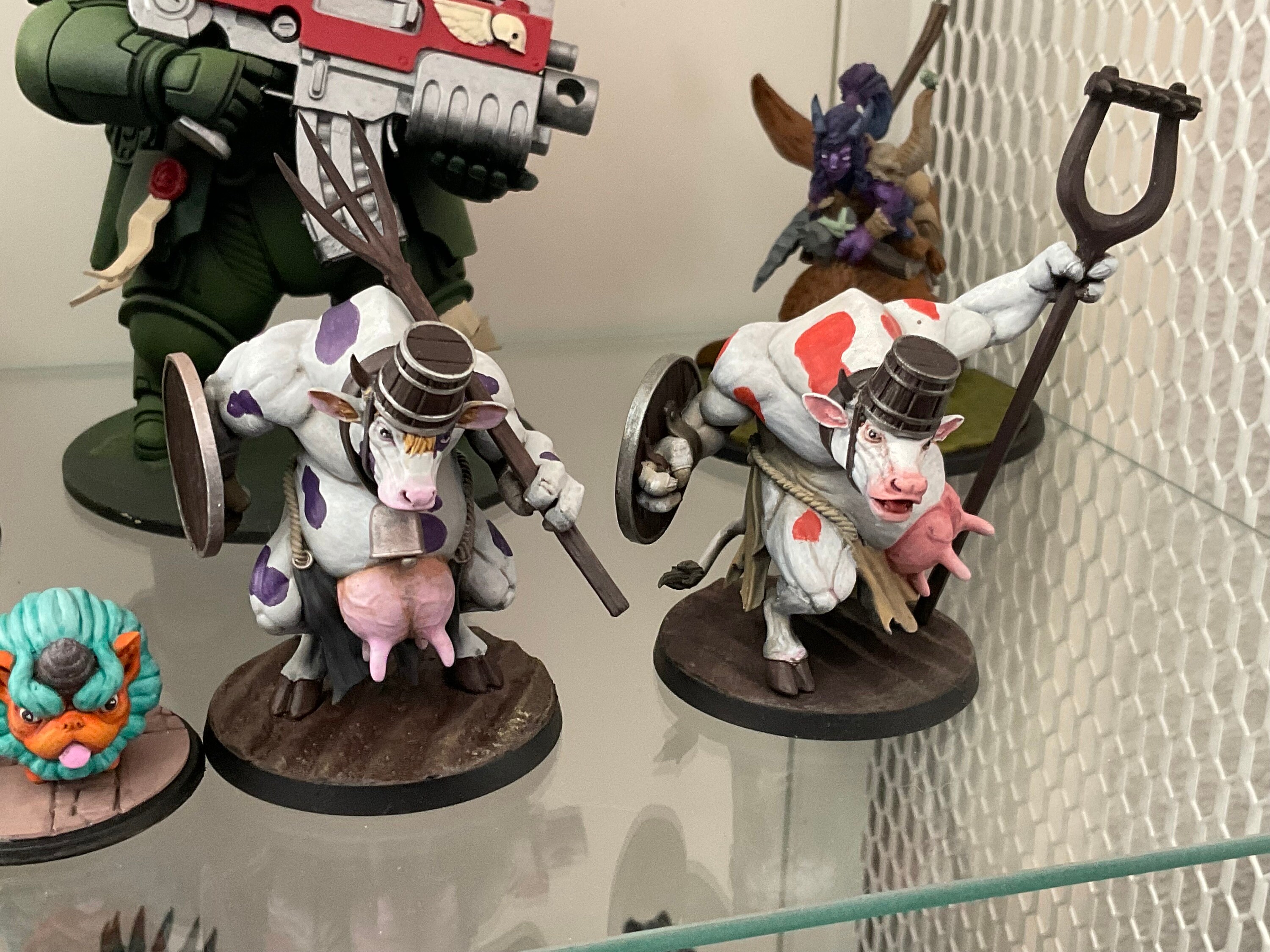 Cow Minotaurs Dairy Minotaur Miniature for DND Wargaming Warhammer ...