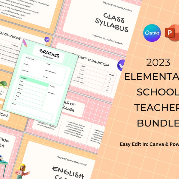 Teacher Ppt Template - Etsy