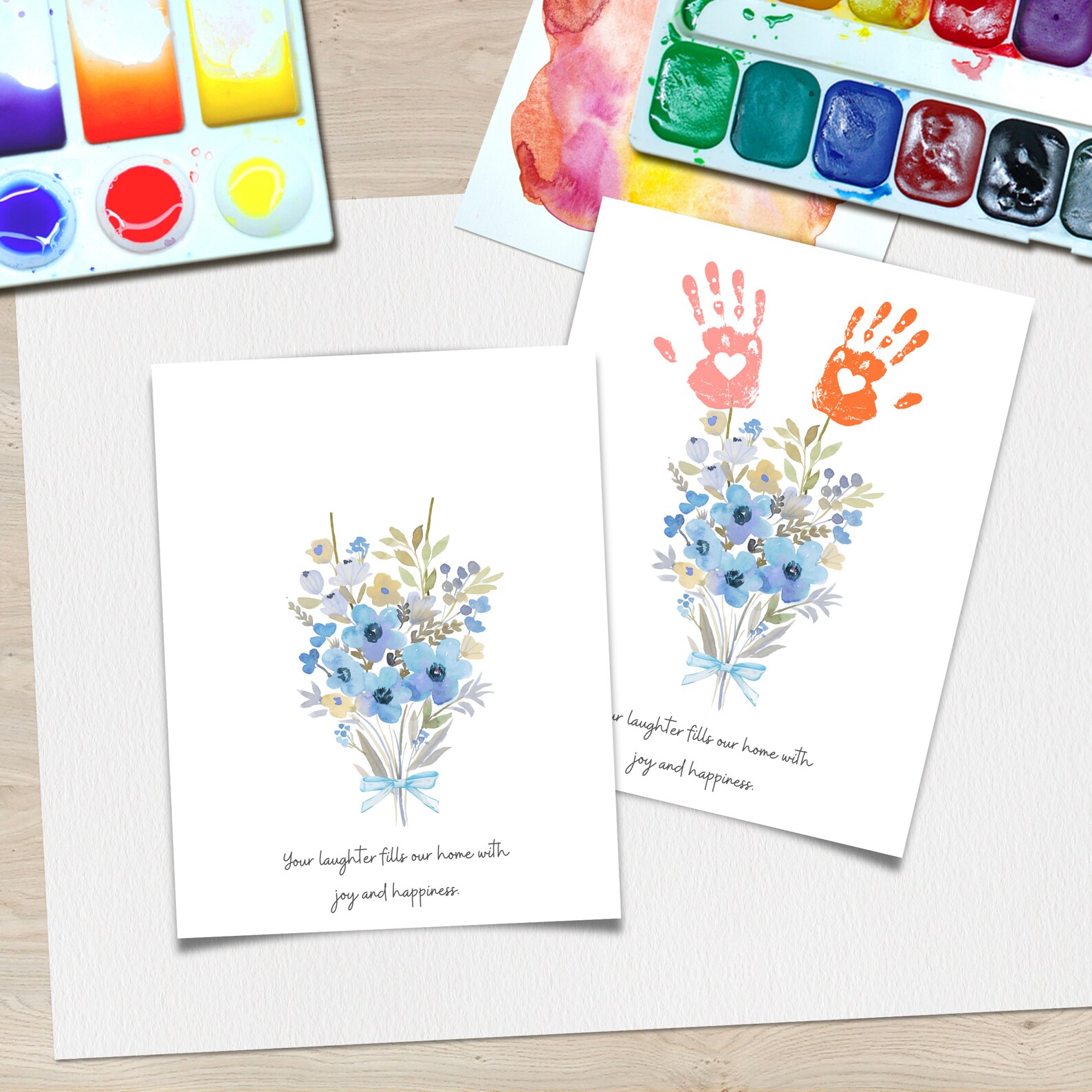 Mother's Day Handprint Art, Handprint Art, Mothers Day Activity, Happy ...
