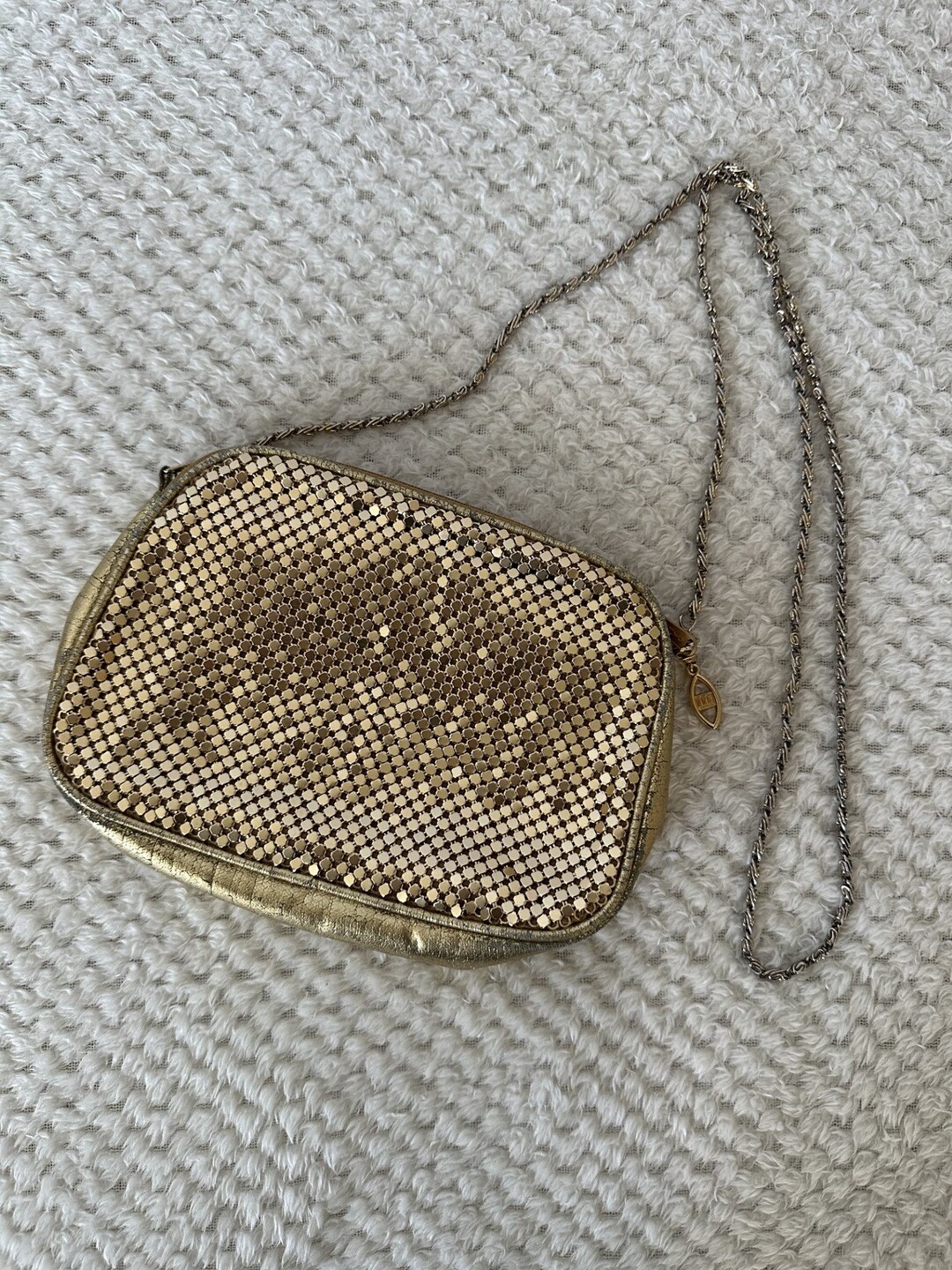 Vintage La Regale Chainmail Gold Bag - Etsy