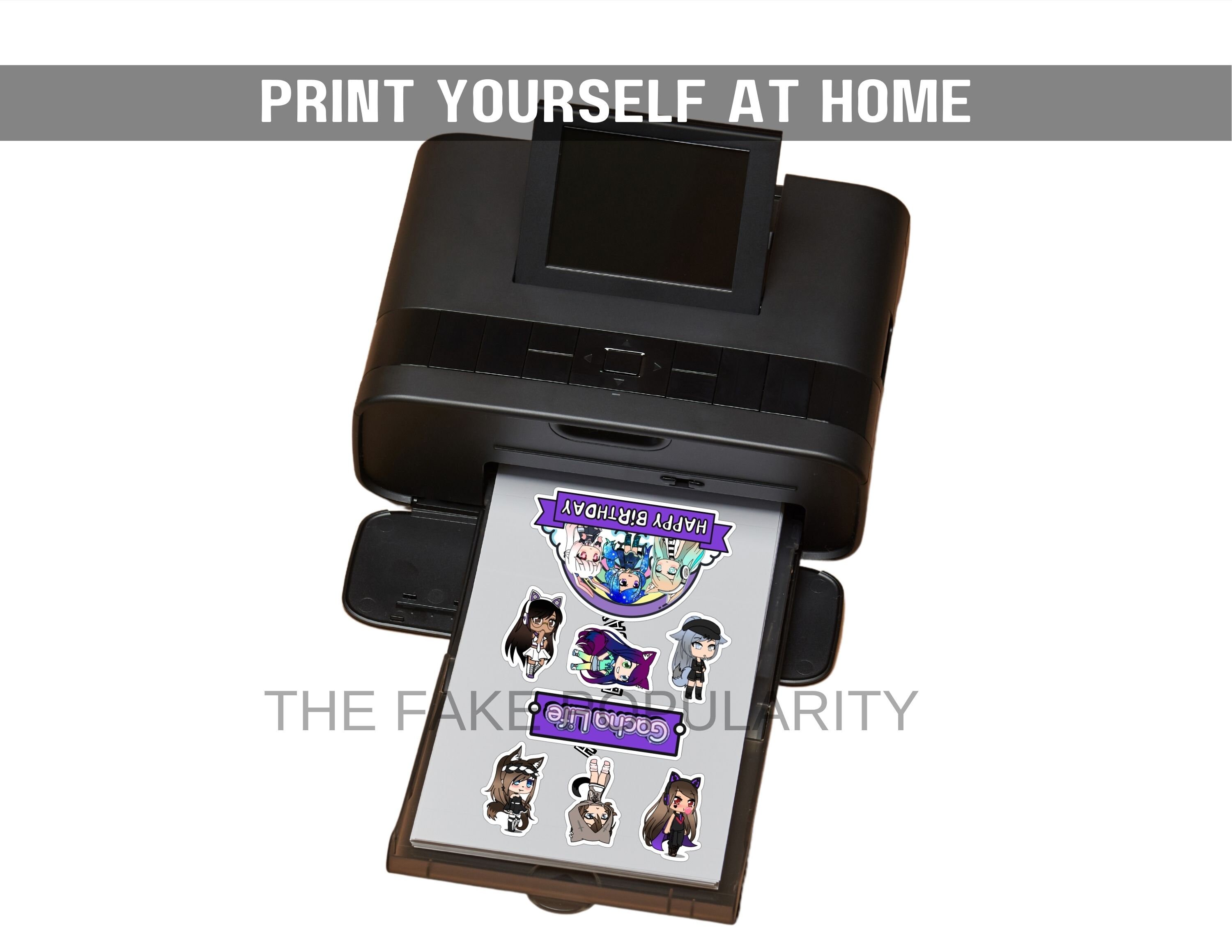 Printable Gacha Life Cake Topper Gacha Life Centerpiece - Etsy UK