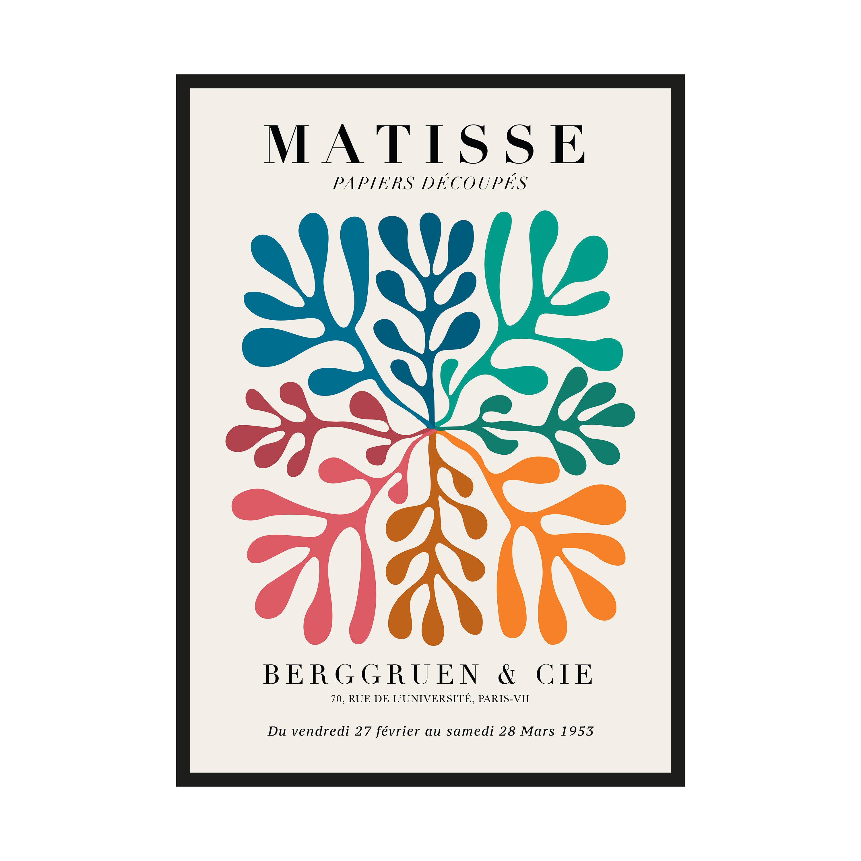 Henri Matisse Exhibition Art Wall Print, Digital Download Art Poster ...