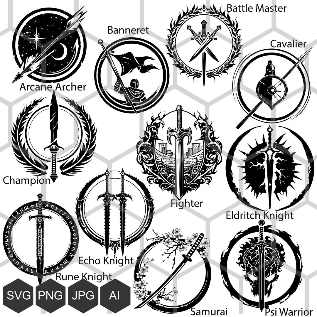 Warrior's Path: SVG and PNG Logos - Master the Combat Arts With ...