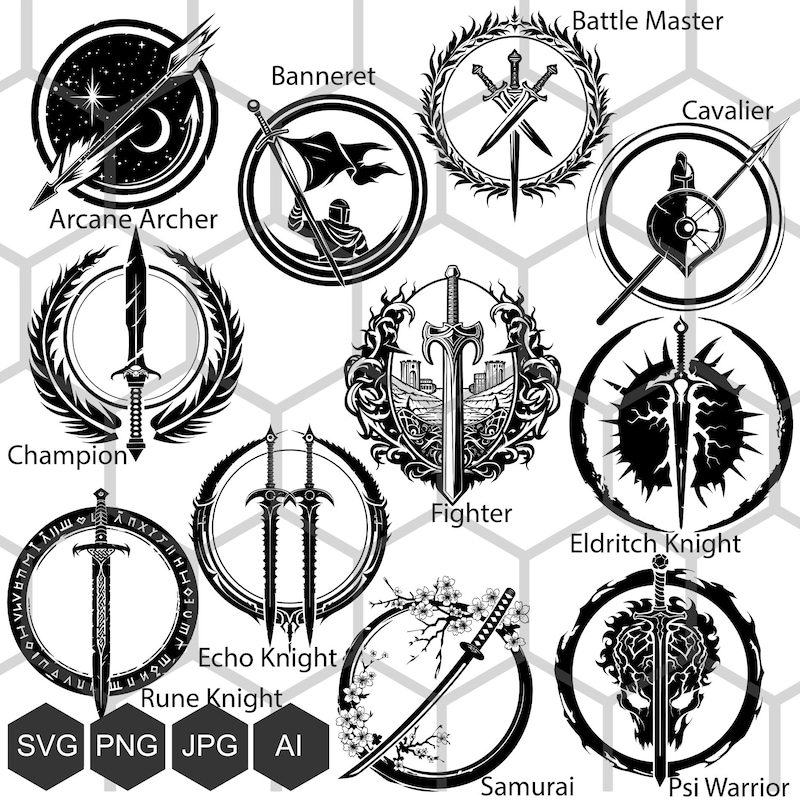 Dnd Character Icons - Etsy