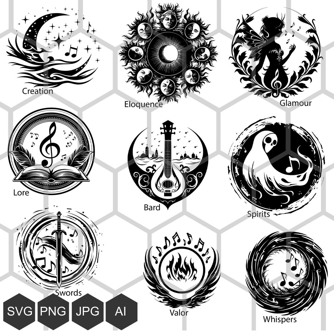 Melodic Mastery: SVG and PNG Logos - Explore the Versatility of ...