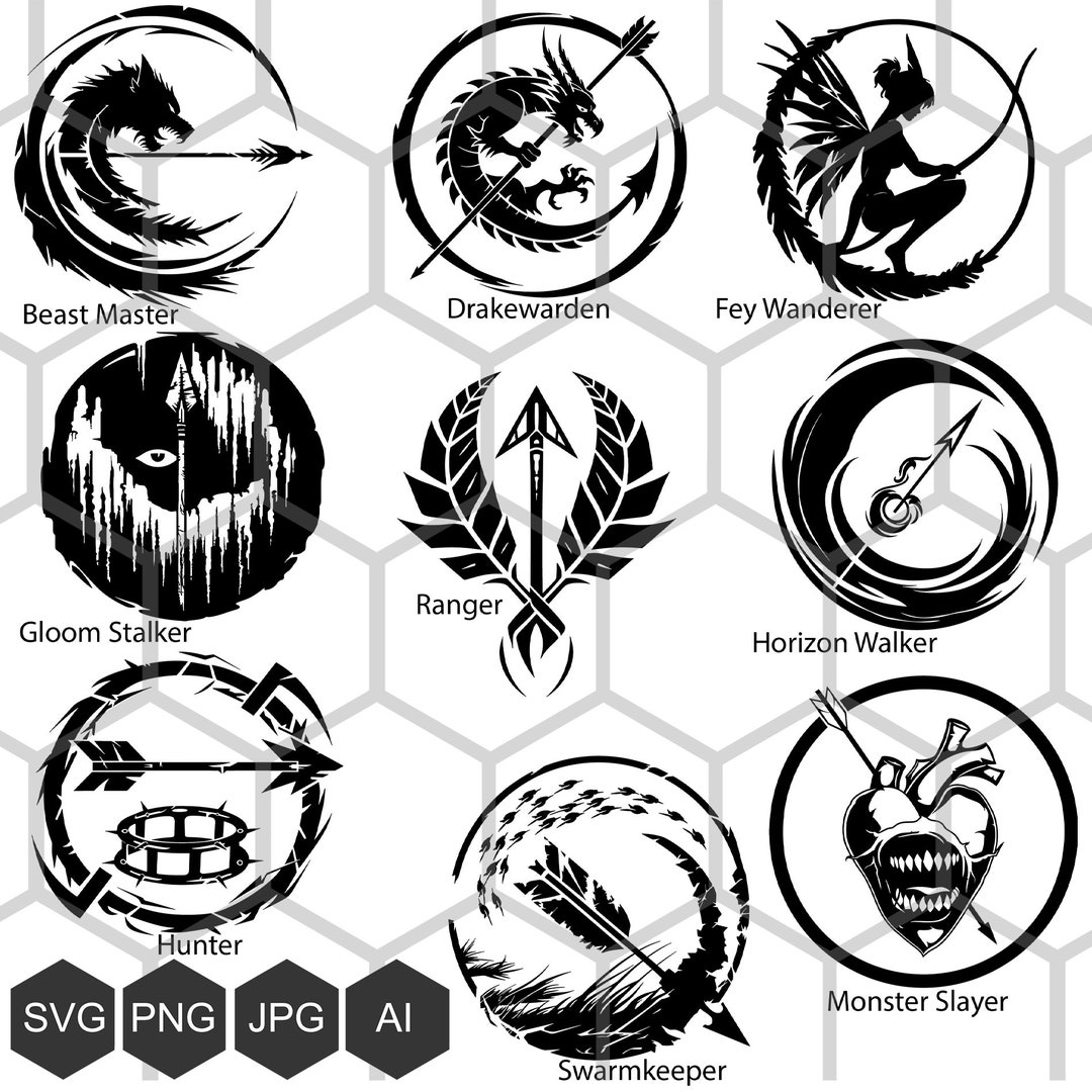 Wilds of Adventure: SVG and PNG Logos - Unleash the Ranger's Spirit ...