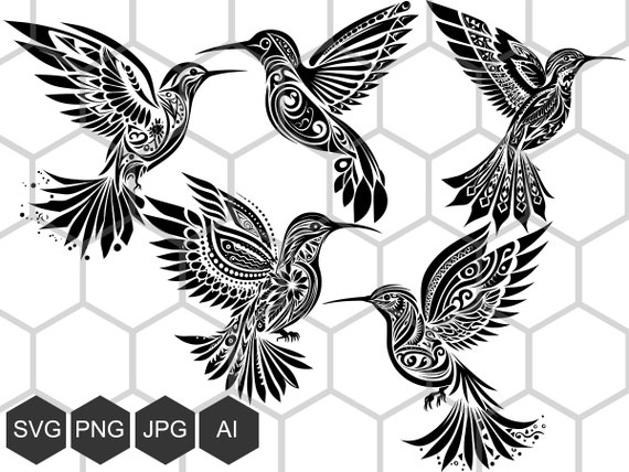 Aztec Hummingbird Symbol