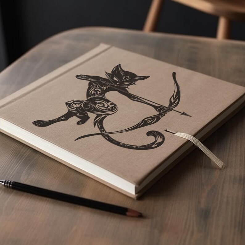 Zodiac Cats SVG PNG-bundel, astrologie kat clipart, mystieke horoscoop ...
