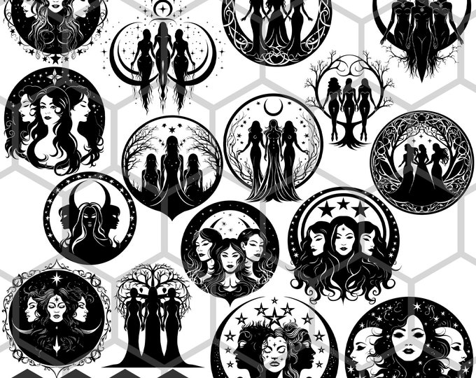 100+ Goddess Hecate SVG Bundle, Instant Digital Download, PNG, SVG Cut ...