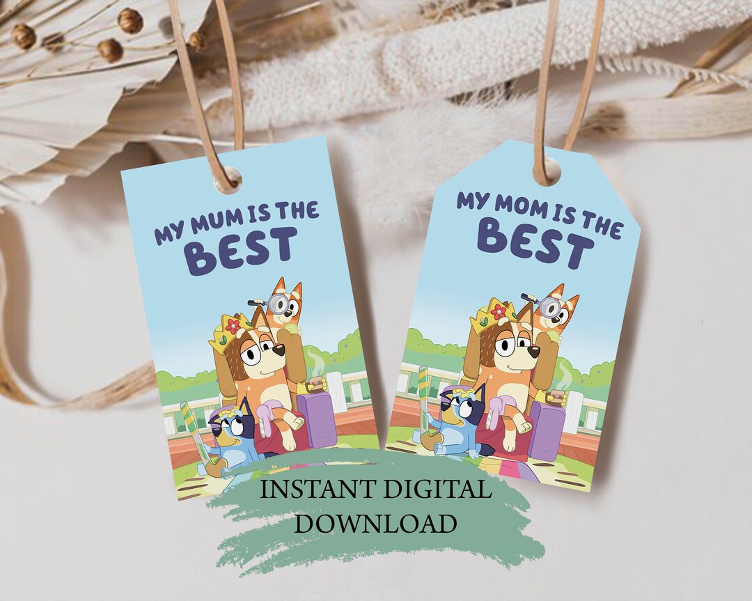 Mother's Day Tag Printable, Mother's Day Gift Tag, Happy Mothers Day ...