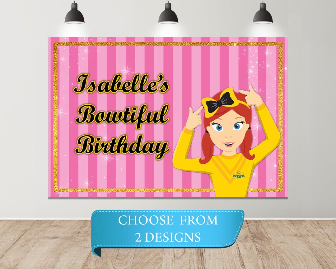 Emma Wiggle Banner Digital Banner Custom Banner Personalised Banner ...