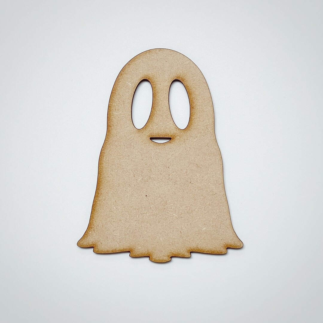 Wooden 3mm MDF Ghost Shape Laser Cut Halloween Decoration - Etsy