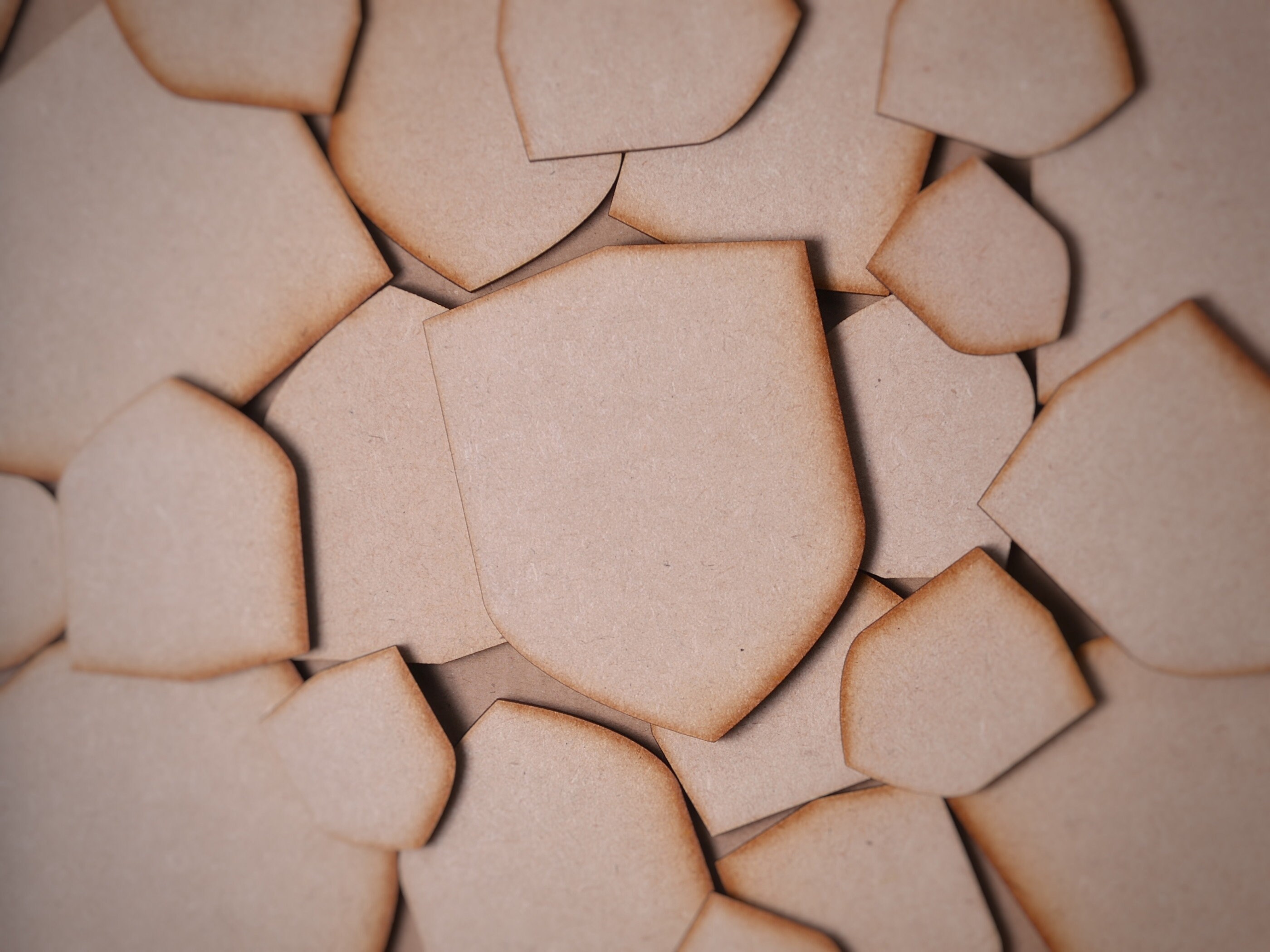 Wooden Shield 3mm MDF Shape DIY Coat of Arms Blank, Knights Medieval ...