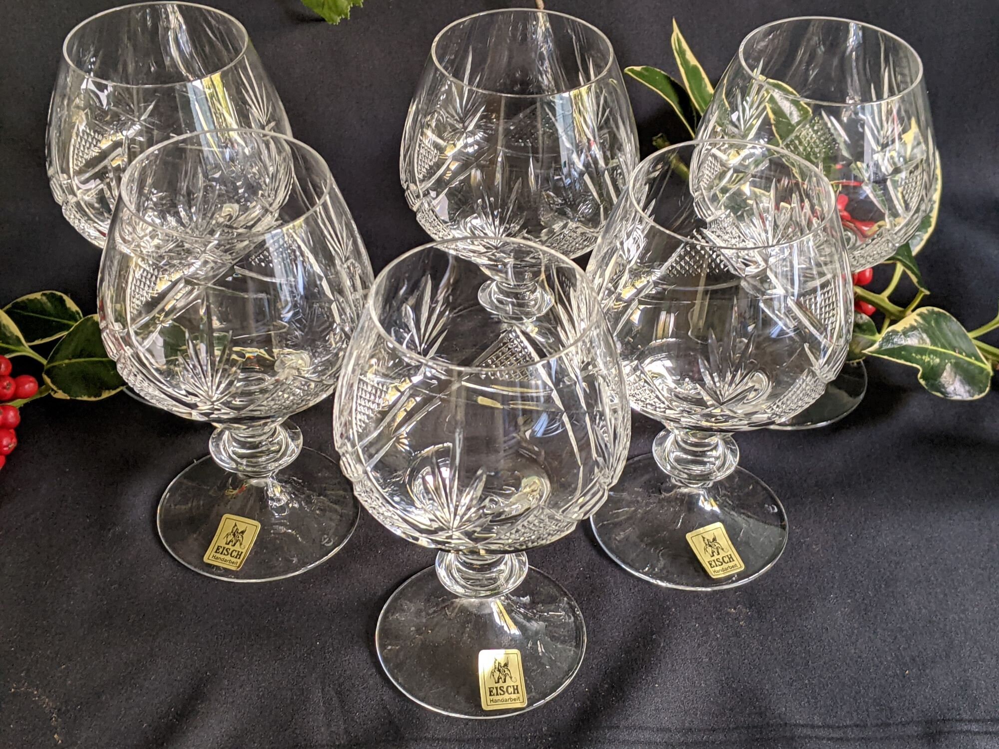 Erwin Eisch Hand Made Vintage Orion Brandy Snifter Glasses - Etsy