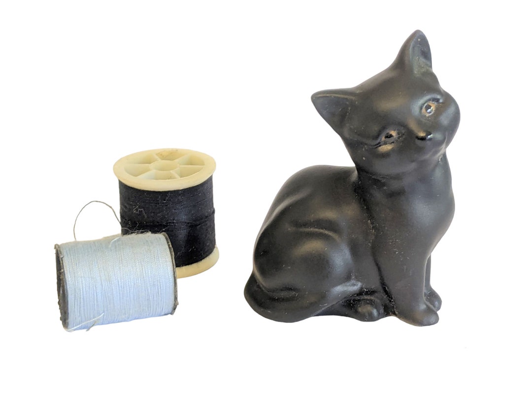 Vintage Beswick Black Matt Kitten Cat Figurine - Etsy